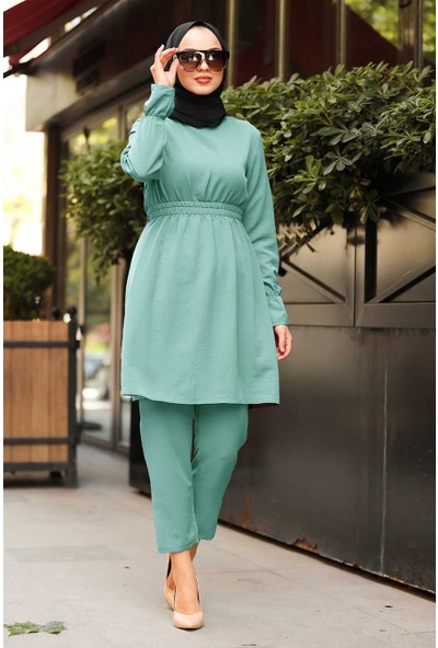 Neva Style - Mint Tesettür Ikili Takım 482MINT Neva Style - Mint Tesettür Ikili Takım 482MINT