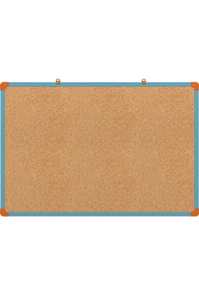 Panda 133 60 cm x 90 cm Gökkuşağı Mantar Pano Turkuaz