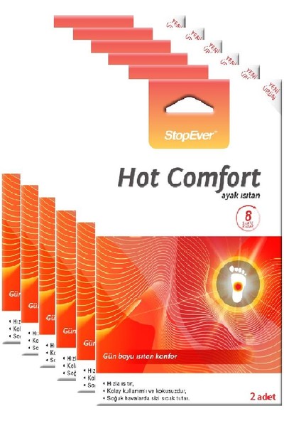 Stopever Hot Comfort Ayak Isıtan 6x2
