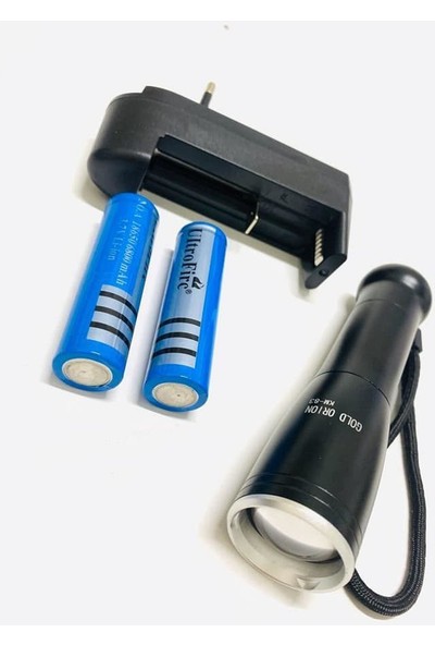 Sinerji Shop Km-83 Zoomlu Şarjlı 200 Lumens Araç Kamp Dağcı El Feneri