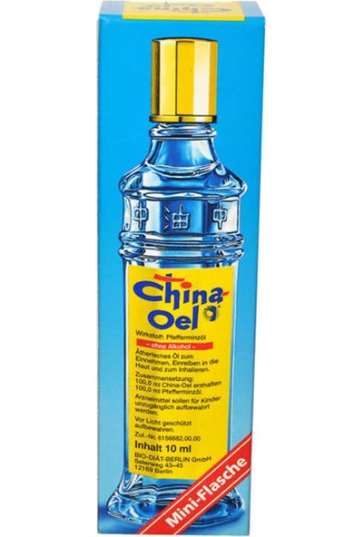 Çin Yağı 10ML Çin Yağı 10ML