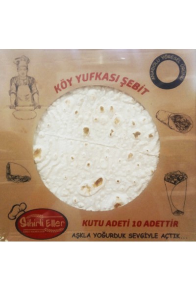 Sihirli Eller El Açması Doğal Yufka Ekmek 10'lu Sihirli Eller El Açması Doğal Yufka Ekmek 10'lu