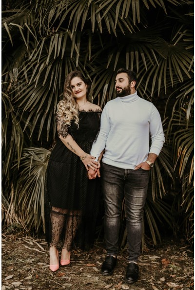 Macfly Madonna Yaka Tül Kumaş Şifon