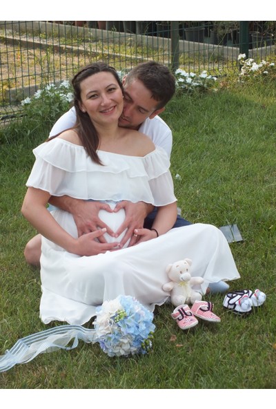 Macfly Carmen Yaka Firfir Elbise