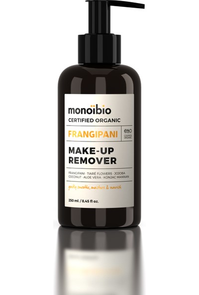 Monoibio Organik Frangipani Yüz & Göz Makyaj Temizleme Kremi / Sütü - Makeup Remover - Vegan Monoibio Organik Frangipani Yüz & Göz Makyaj Temizleme Kremi / Sütü - Makeup Remover - Vegan
