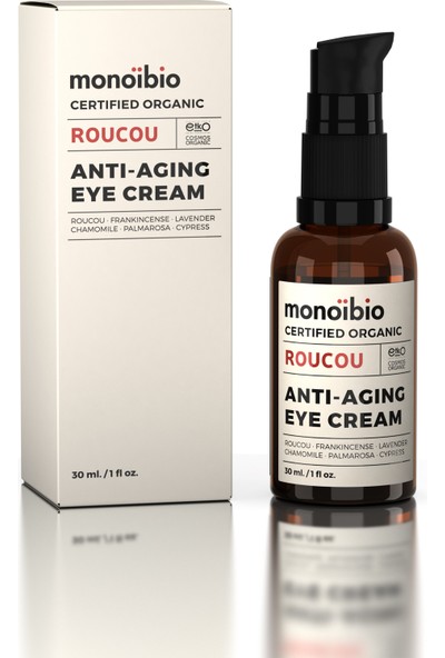 Monoibio Organik Roucou Yaşlanma Karşıtı Göz Kremi - Göz Çevresi Kremi - Vegan Monoibio Organik Roucou Yaşlanma Karşıtı Göz Kremi - Göz Çevresi Kremi - Vegan