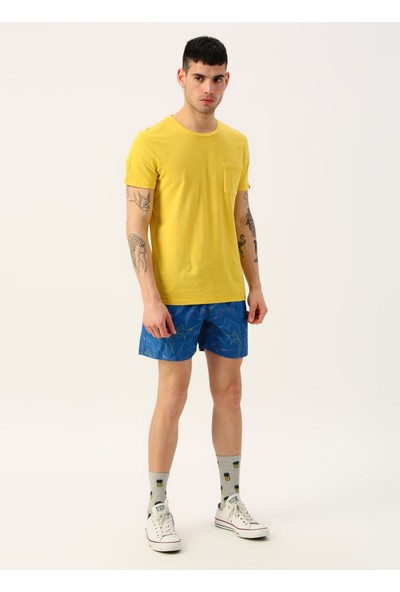 Limon Erkek Indigo Şort Mayo