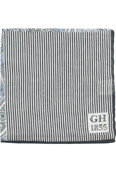 George Hogg Çizgili Koyu Lacivert Erkek Mendil George Hogg Çizgili Koyu Lacivert Erkek Mendil