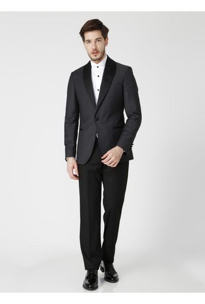 Fabrika Siyah Erkek Smokin