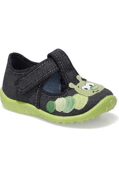 Superfit Mavi Erkek Bebek Ev Ayakkabısı