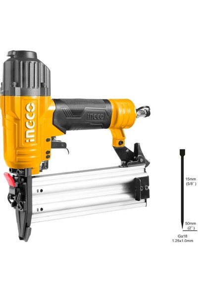 Ingco Havalı Çivi Tabancası 15-50 mm