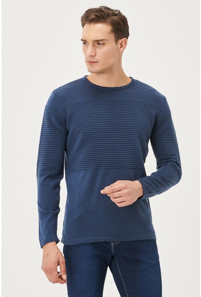 AC&Co / Altınyıldız Classics Standart Fit Tüylenme Yapmayan Bisiklet Yaka Triko Kazak AC&Co / Altınyıldız Classics Standart Fit Tüylenme Yapmayan Bisiklet Yaka Triko Kazak