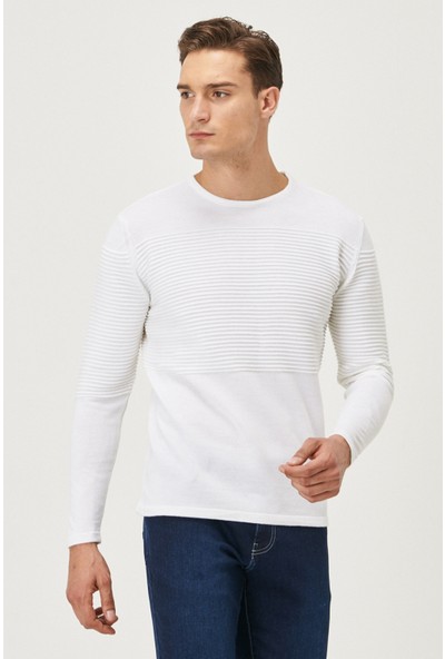 AC&Co / Altınyıldız Classics Standart Fit Tüylenme Yapmayan Bisiklet Yaka Triko Kazak AC&Co / Altınyıldız Classics Standart Fit Tüylenme Yapmayan Bisiklet Yaka Triko Kazak