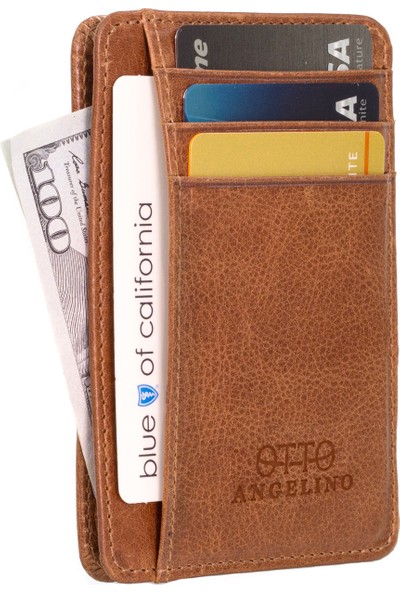 Otto Ot87 Hakiki Deri Cüzdan Unisex Tasarım