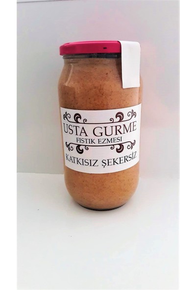Usta Gurme Katkısız Şekersiz Fıstık Ezmesi 1 kg