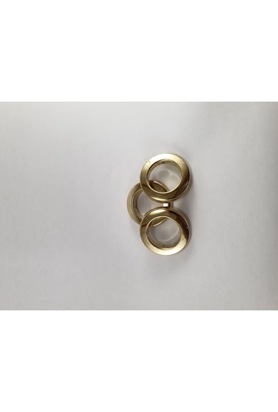 Etab Decoring & Mataflon Perde Kapsül Halka - Metalik Kaplama Parlak Altın