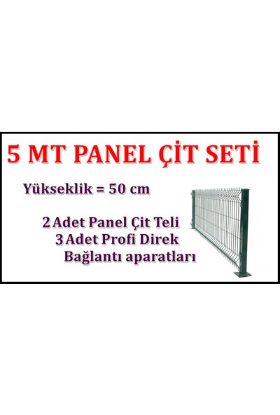 Ayada 5 mt Ayada Panel Çit Seti