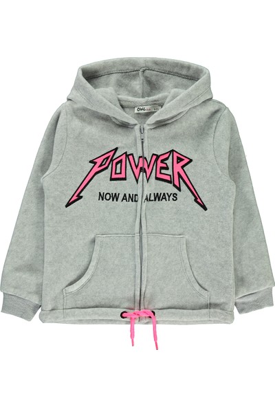 Civil Girls Kız Çocuk Kapüşonlu Hırka 6-9 Yaş Grimelanj