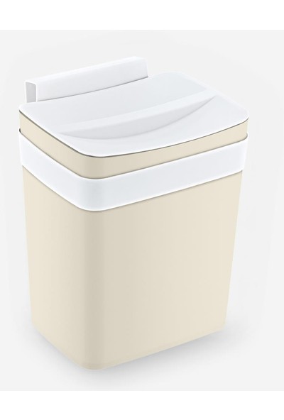 Sadık Plastik Smartware Soft Askılı Çöp Kutusu-5 Lt Krem Sadık Plastik Smartware Soft Askılı Çöp Kutusu-5 Lt Krem
