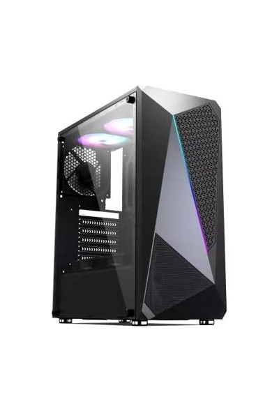 Elba G025 Cam Panel 3xrGB Fan Atx Gaming Oyuncu Kasası Elba G025 Cam Panel 3xrGB Fan Atx Gaming Oyuncu Kasası