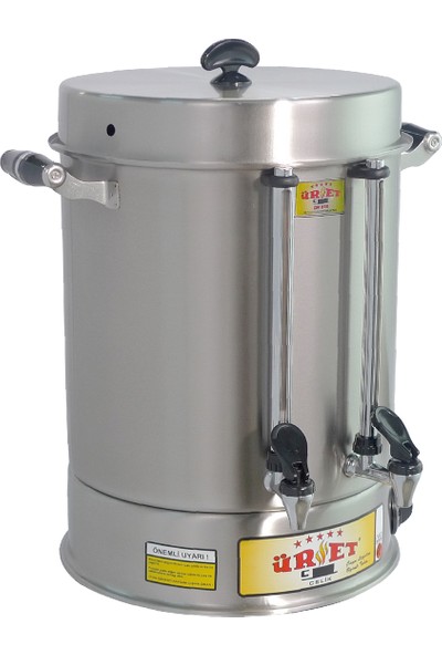 Üret MCM160 14 Litre Metal Musluklu Çay Makinesi Üret MCM160 14 Litre Metal Musluklu Çay Makinesi