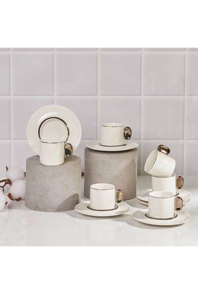 Karaca Slot 6 Kişilik Kahve Fincan Takımı Karaca Slot 6 Kişilik Kahve Fincan Takımı
