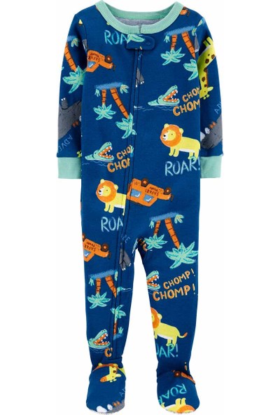 Carter's Carters Erkek Bebek Tekli Pijama Tulum 1I494610 Carter's Carters Erkek Bebek Tekli Pijama Tulum 1I494610
