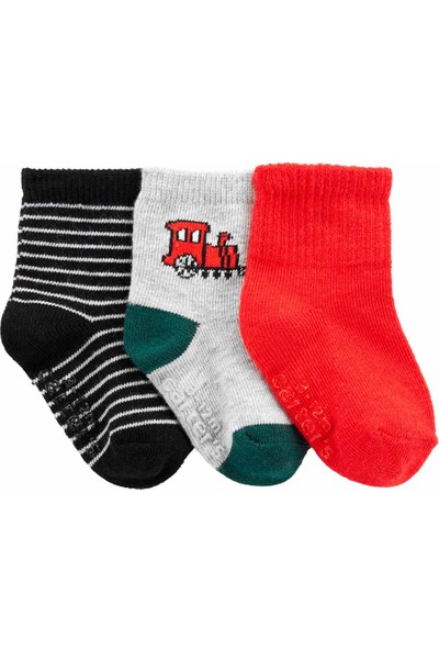 Carter's Carters Erkek Bebek 3'lü Çorap 1J193210