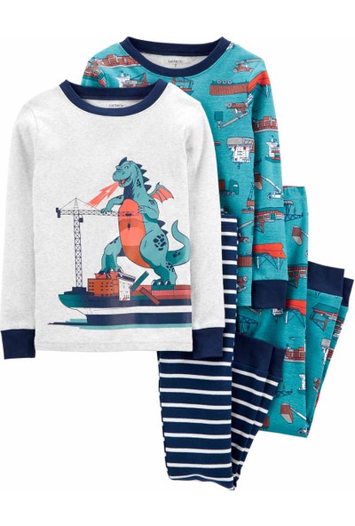 Carter's Carters Erkek Çocuk 4'lü Pijama 3J085710