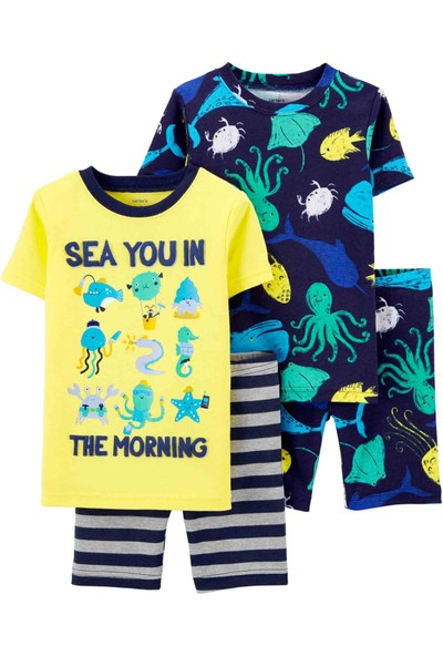 Carter's Carters Erkek Bebek 4'lü Pijama 1K497010