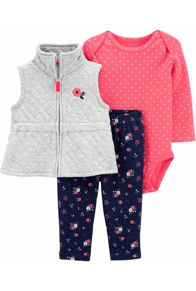 Carter's Carters Kız Bebek 3'lü Set - Vs 1J084710