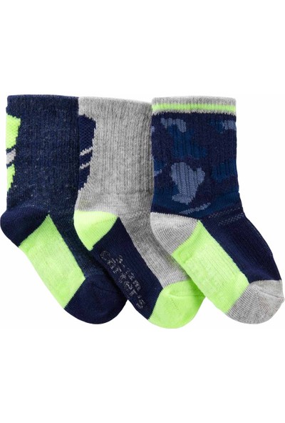 Carter's Carters Erkek Bebek 3'lü Çorap 1M137110