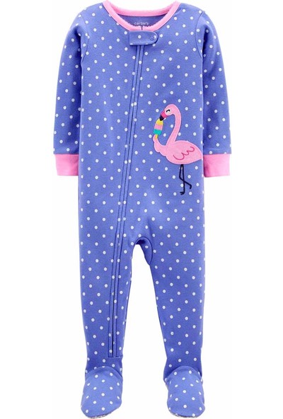 Carter's Carters Kız Bebek Tekli Pijama Tulum 1L727611 Carter's Carters Kız Bebek Tekli Pijama Tulum 1L727611