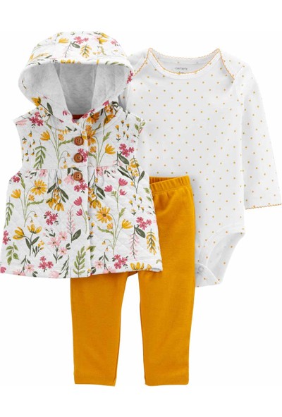 Carter's Carters Kız Bebek 3'lü Set - Vs 1M546910