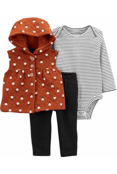 Carter's Carters Kız Bebek 3'lü Set - Vs 1M020910