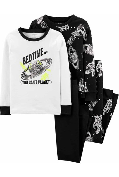 Carter's Carters Erkek Çocuk 4'lü Pijama 3M142310 Carter's Carters Erkek Çocuk 4'lü Pijama 3M142310