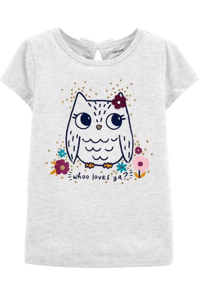 Carter's Carters Küçük Kız Çocuk Tshirt - Pw 2K102810 Carter's Carters Küçük Kız Çocuk Tshirt - Pw 2K102810