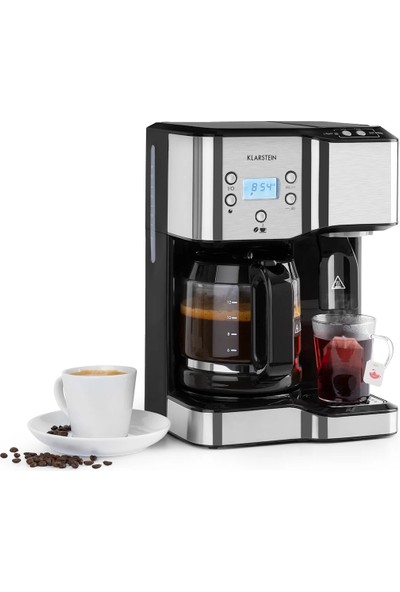 Klarstein Caldetto Sıcak Su Bölmeli Filtre Kahve Makinesi 1.8 Litre