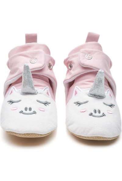 First Step Unicorn Kaydırmaz Tabanlı Pamuk Astarlı Çıtçıtlı Panduf First Step Unicorn Kaydırmaz Tabanlı Pamuk Astarlı Çıtçıtlı Panduf
