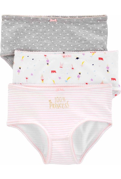 Carter's Kız Çocuk 3'lü Külot 3H742210