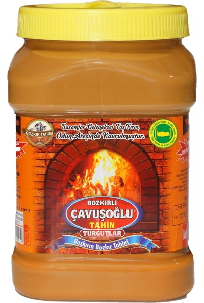 Odun Ateşinde Karafırın Tahin Çavuşoğlu Kepekli Bozkır Tahini 930g Odun Ateşinde Karafırın Tahin Çavuşoğlu Kepekli Bozkır Tahini 930g