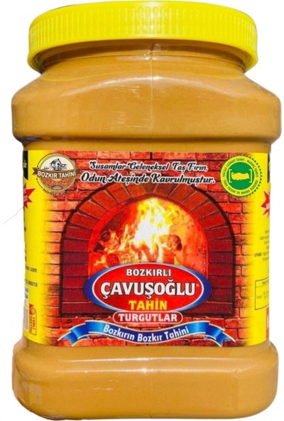 Odun Ateşinde Karafırın Tahin Çavuşoğlu Kepeksiz Bozkır Tahini 930g Odun Ateşinde Karafırın Tahin Çavuşoğlu Kepeksiz Bozkır Tahini 930g