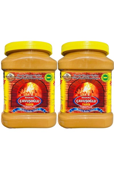 Çavuşoğlu Odun Ateşinde Çifte Kavrulmuş Kepeksiz Bozkır Tahini 930 gr x 2 Çavuşoğlu Odun Ateşinde Çifte Kavrulmuş Kepeksiz Bozkır Tahini 930 gr x 2