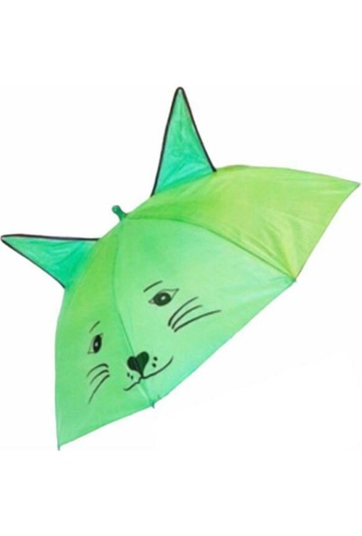 herkesetoptantic Düdüklü ve Kulaklı Baston Çocuk Şemsiyesi (Yeşil) herkesetoptantic Düdüklü ve Kulaklı Baston Çocuk Şemsiyesi (Yeşil)