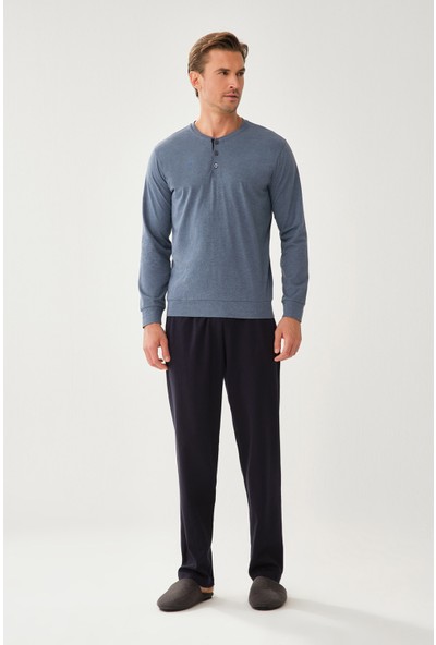 Dagi Koyu Mavi Pijama Takımı