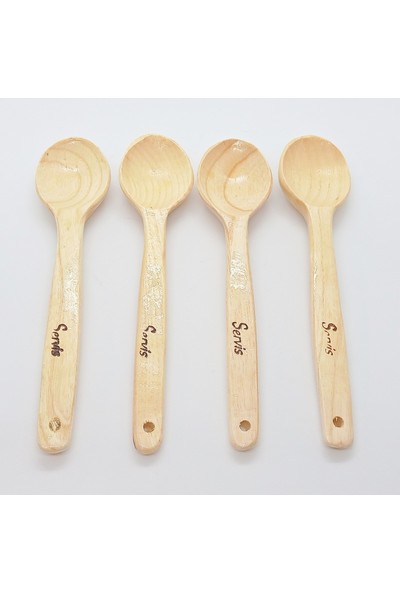 Homecare Servis 21 cm Şimşir Vernikli Ahşap Kaşık Set 715481