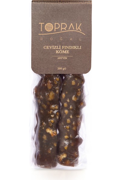 Toprak Doğal Cevizli Fındıklı Köme Artvin 200 gr