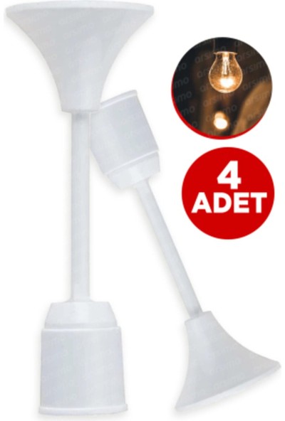 Arsimo Muhafazalı Porselen Asma Duy Tij Takımı ( 4 Adet )