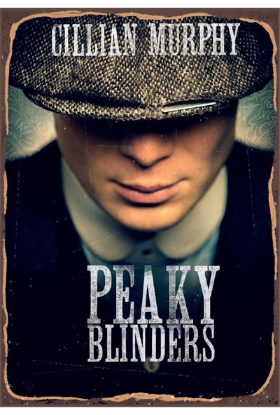 Marple's Peaky Blinders Retro Vintage Ahşap Poster 1