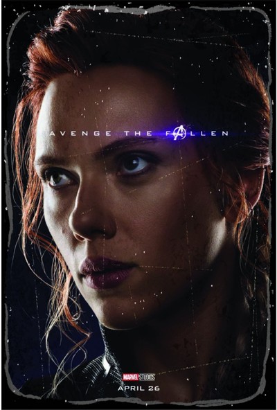 Marple's Black Widow Ahşap Poster